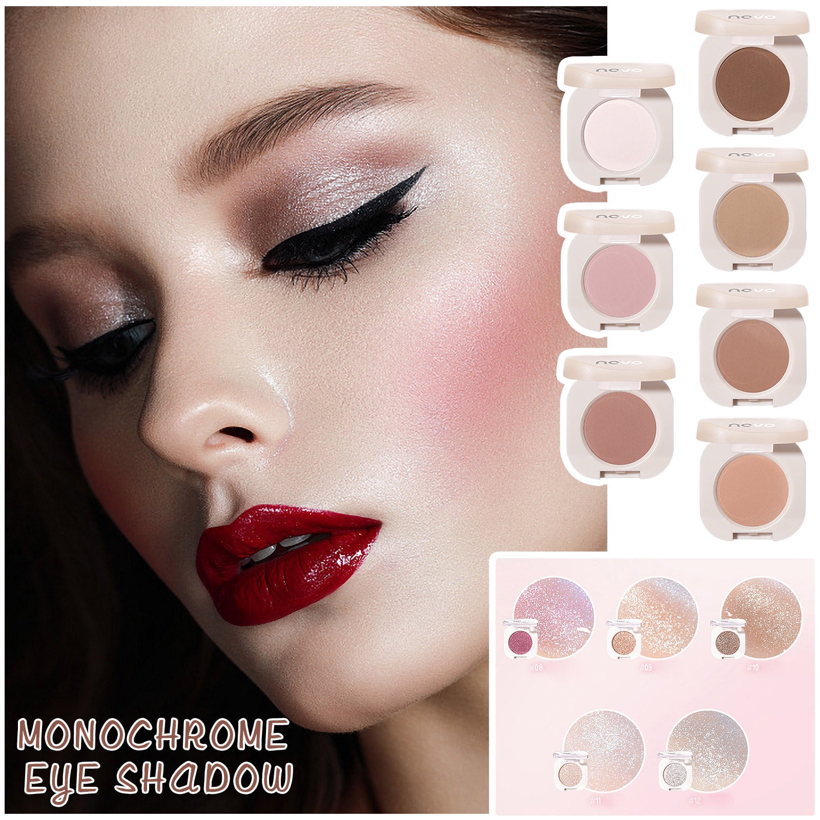 Pearlescent Eye Shadow, Glitter Highlight, Natural Brightening ...