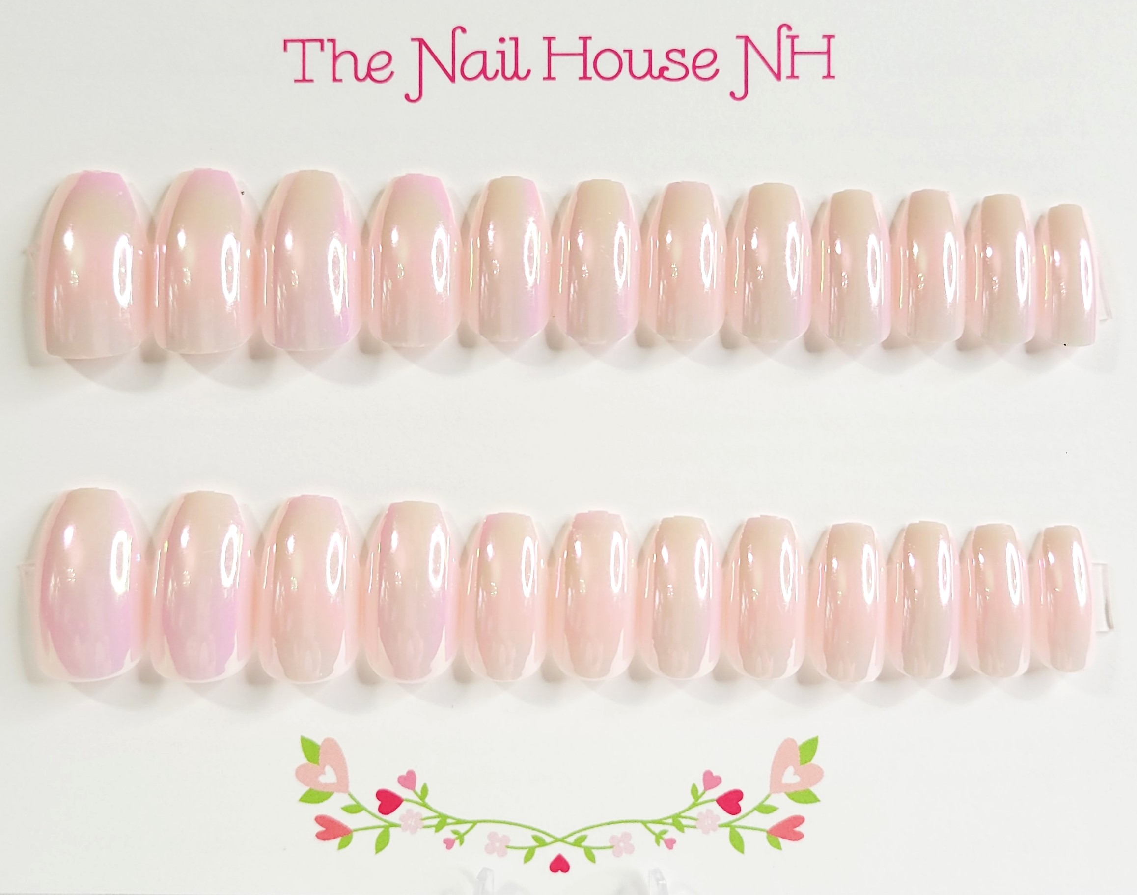 Fashion Girl Women Wearable Manicure Square Head Press on Nails ...