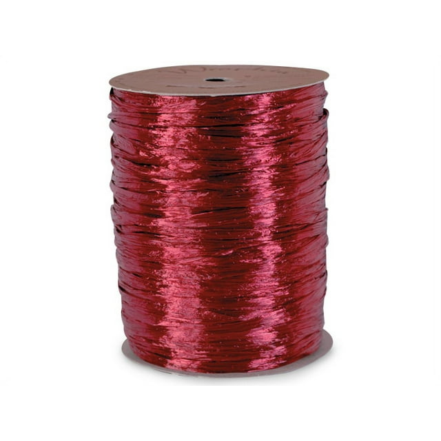 Pearlized Burgundy gift packaging Raffia Ribbon - Walmart.com