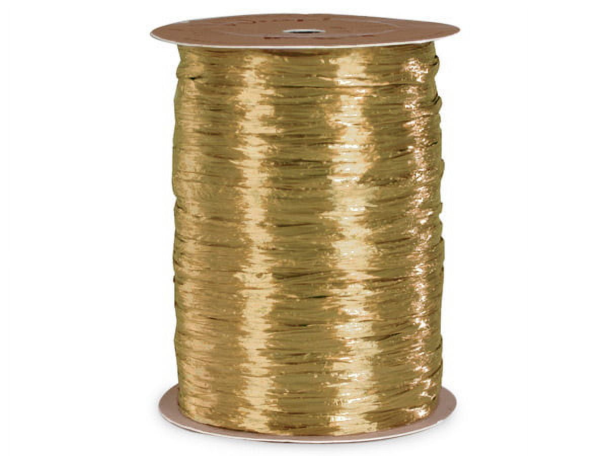 Pearlized Champagne gift packaging Raffia Ribbon - Walmart.com