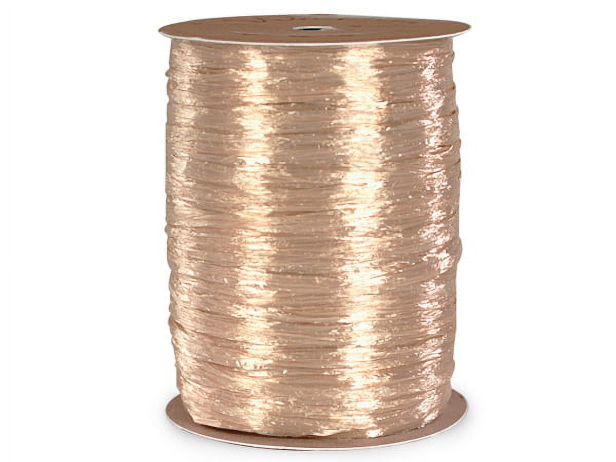 Pearlized Oatmeal gift packaging Raffia Ribbon - Walmart.com