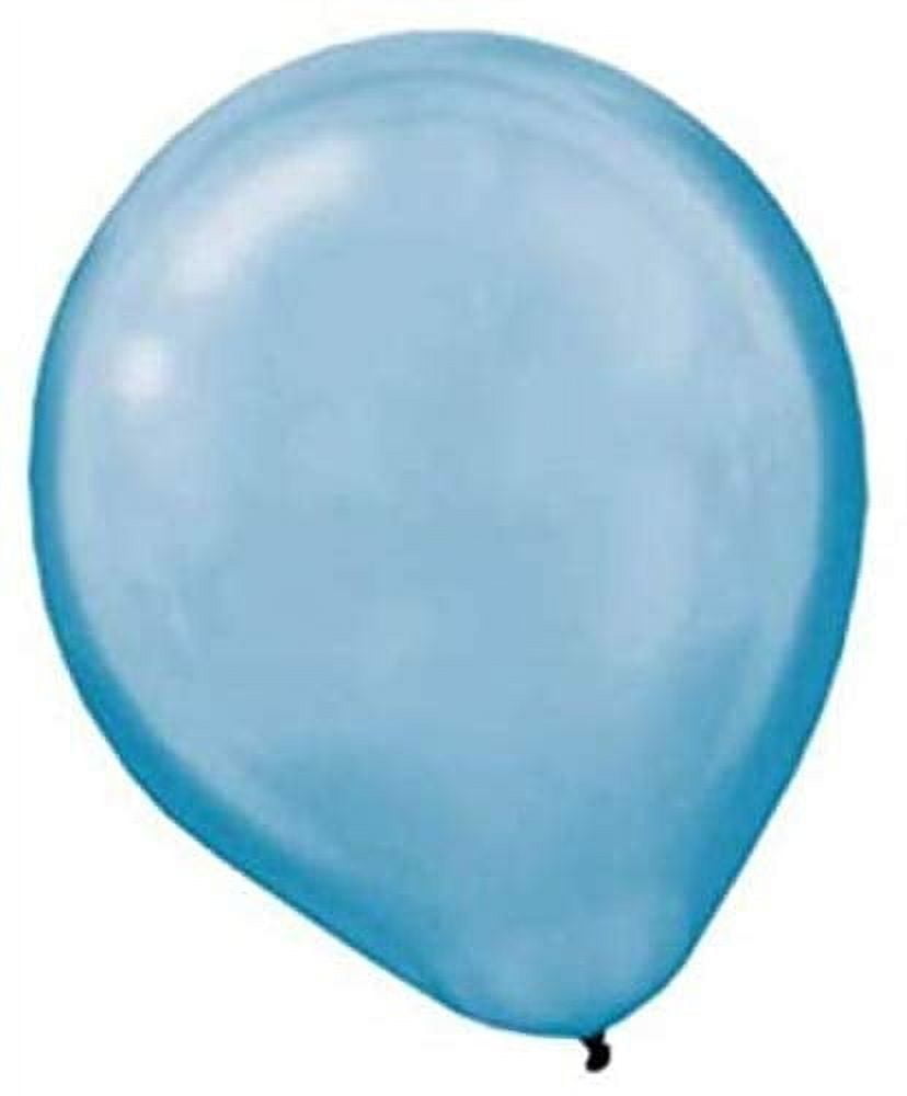 Pearlized Latex Balloons | Powder Blue | Pack of 100 | Party Decor ...