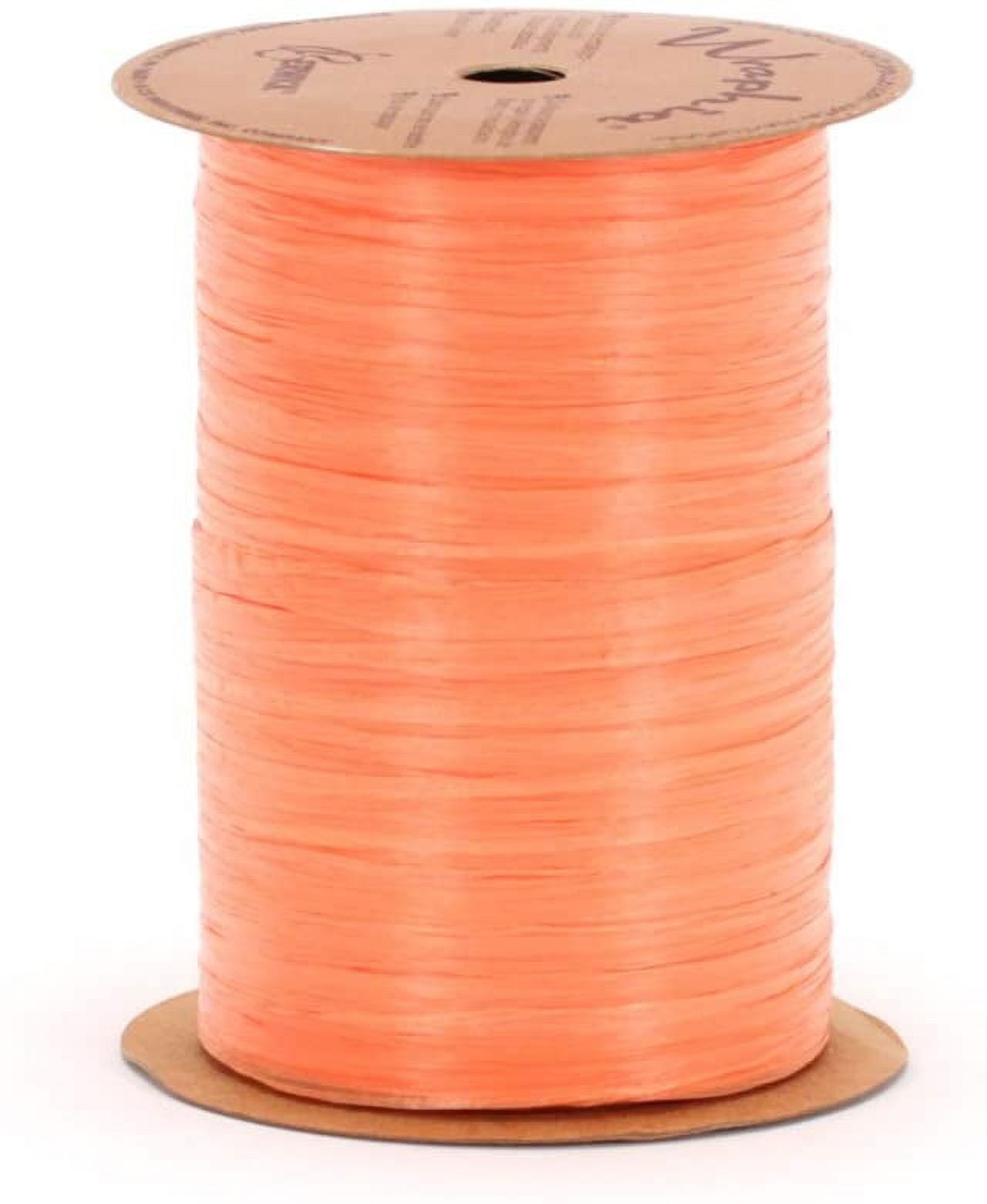 Pearlized Wraphia® Ribbon, 1/4 in x 100 Yards, Orange - Walmart.com