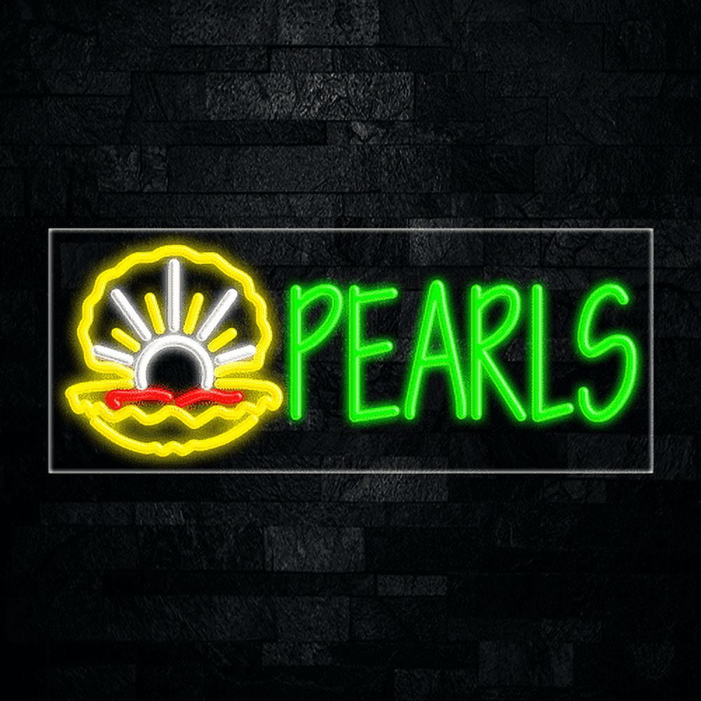 Pearls LED Neon Sign 30"L x 12"H #31459 - Walmart.com
