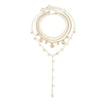 Pearls Seashells Necklace Set Stackable Gold Chains Summer Fashion ...