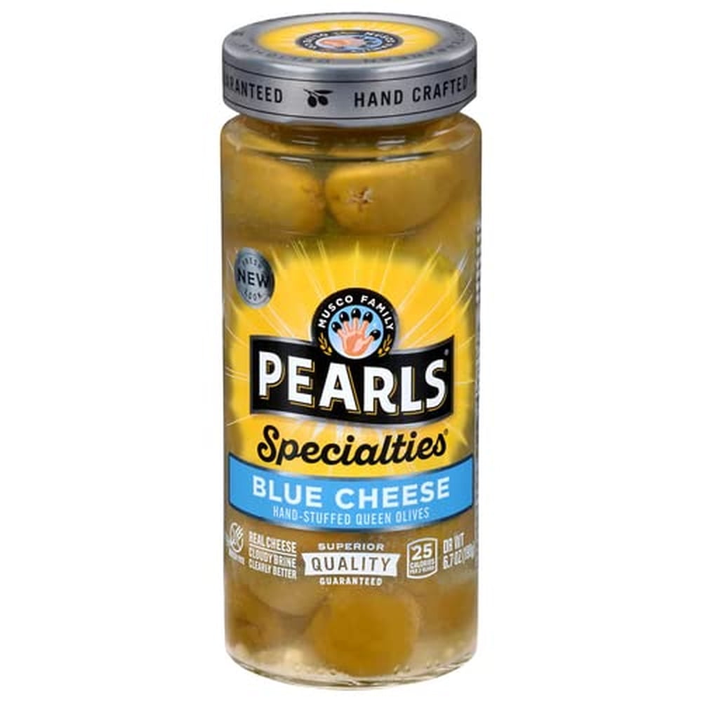 Pearls Specialties Blue Cheese Stuffed Queen Olives (Pack of 3 ...