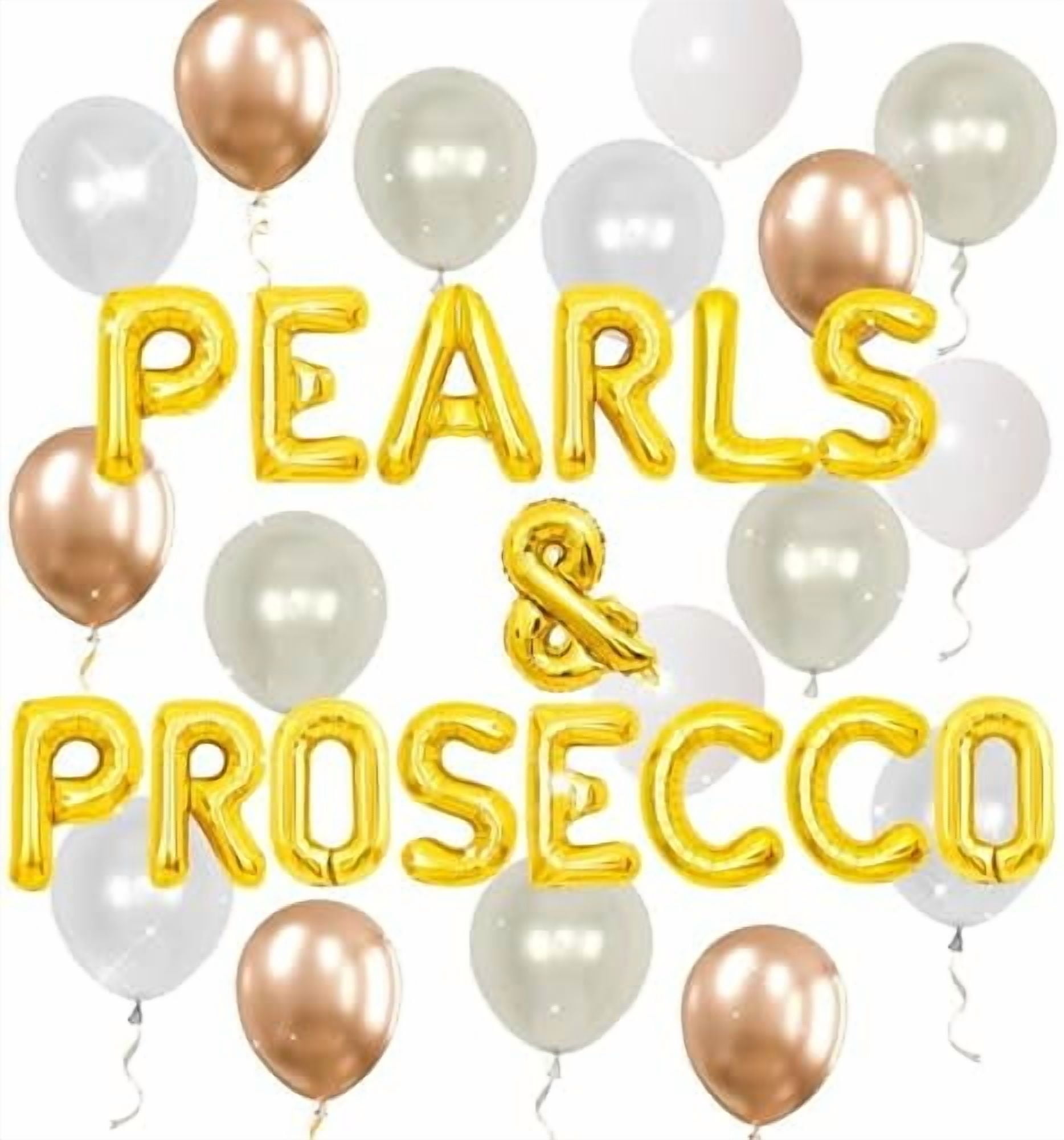 Pearls and Prosecco Bridal Shower Decorations Champagne Pearls ...