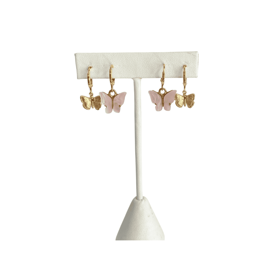 Pearly Butterfly Effect light pink pearly butterflies - Walmart.com