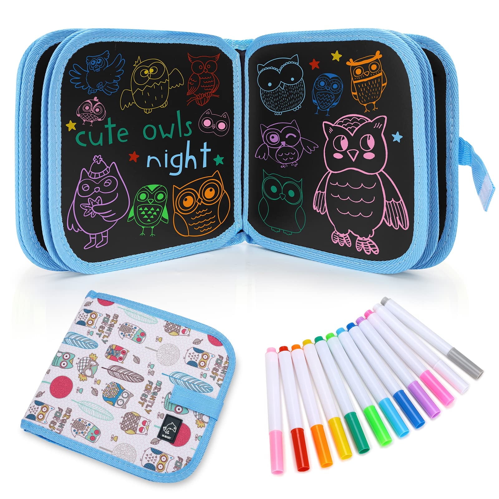Educational Drawing Board Book Toy Gift for 4-7 Year Old Boys and Girls ...