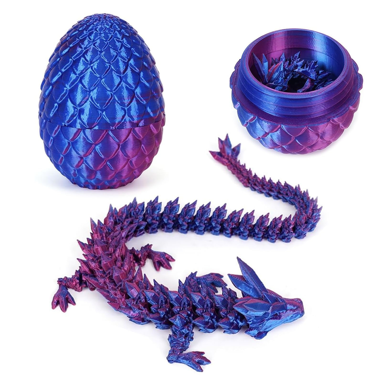 Pearoft Dragon Fidget Toys for 4 5 6 7 8 Year Old Kids 3D Printed ...