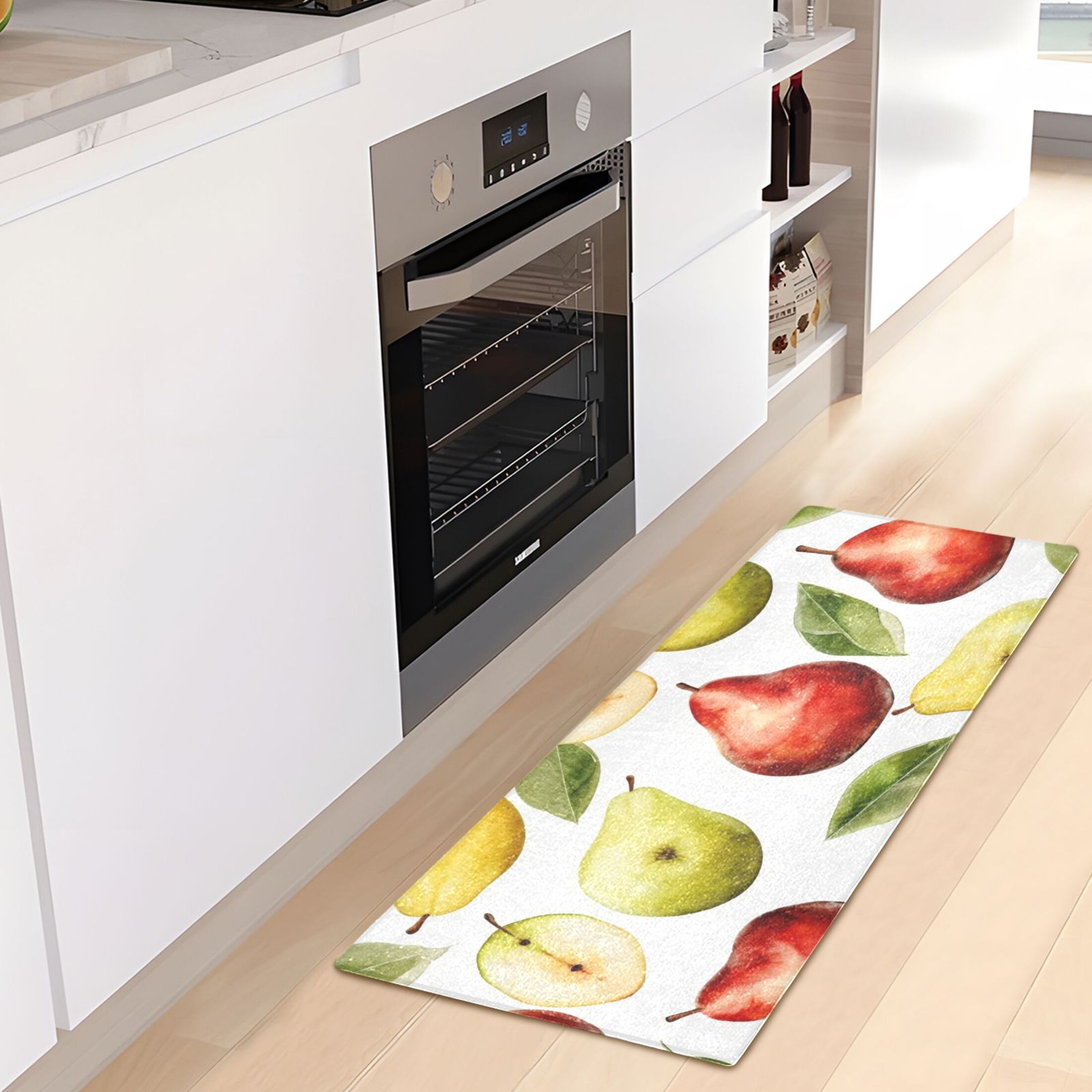 Pears Fruit Luxury Kitchen Rug Non Slip Bathroom Plush Mat Shaggy ...