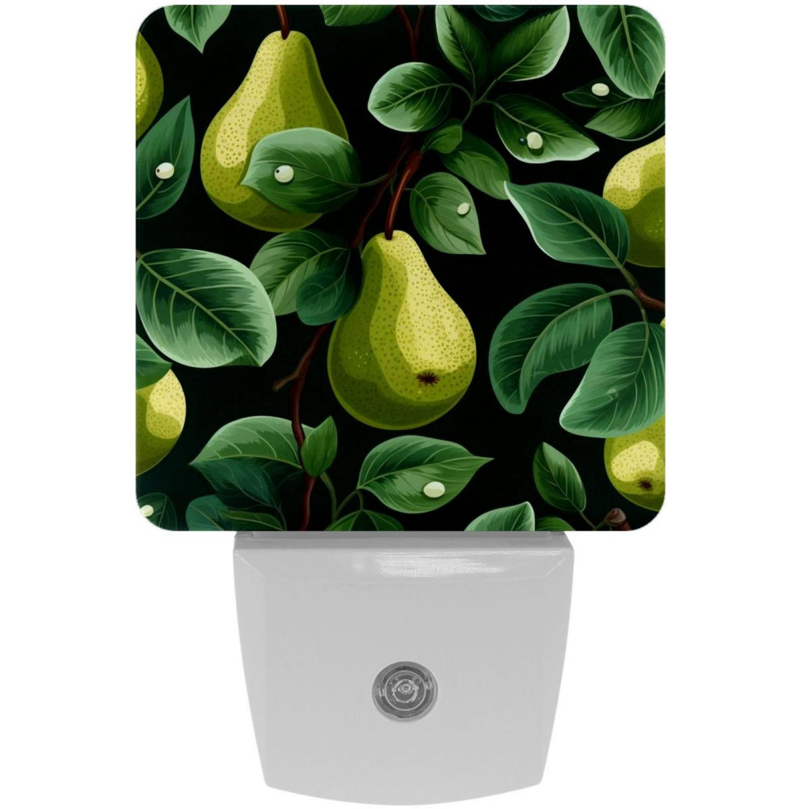 Pears LED Square Night Lights for Bedroom and Living Room, Decorative ...