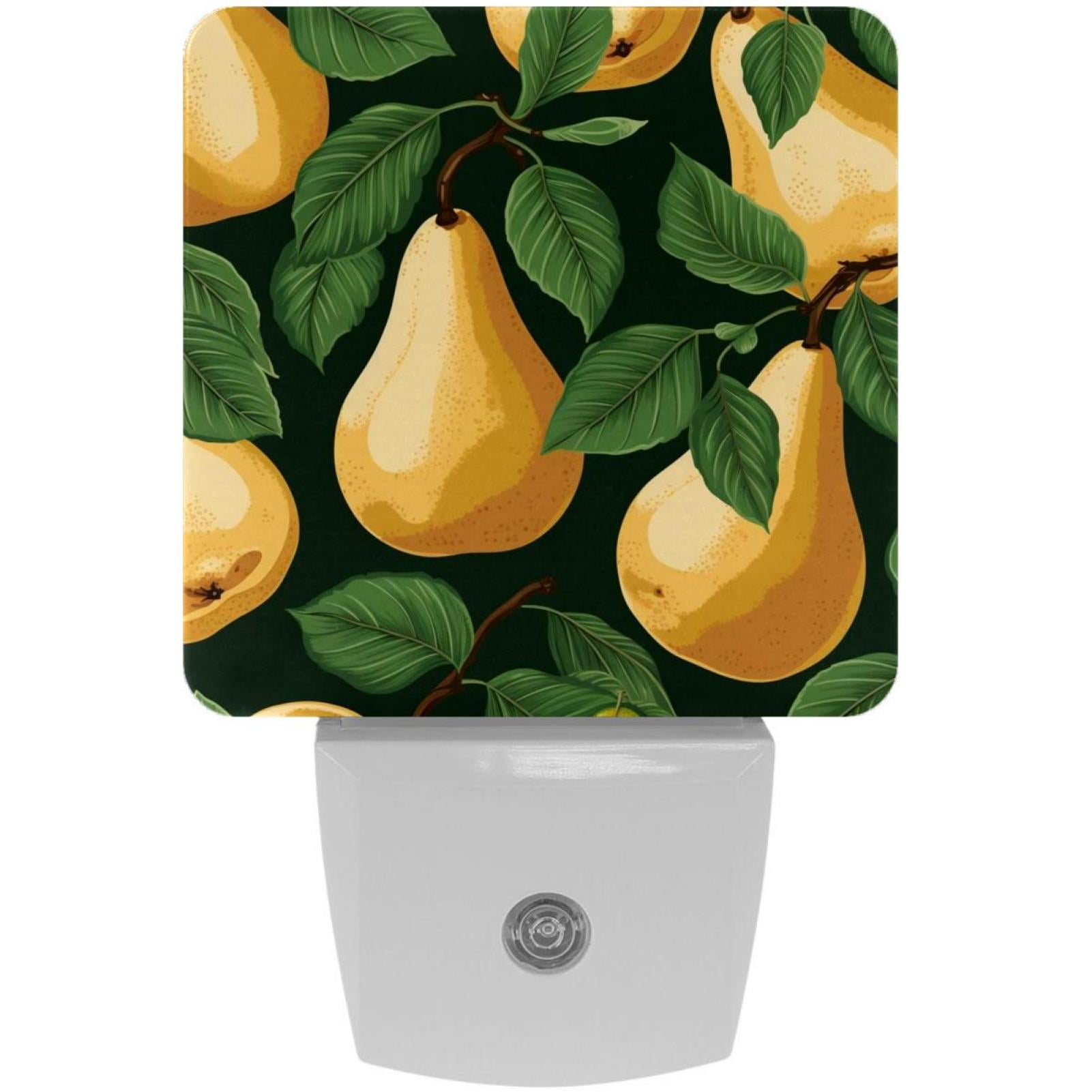 Pears LED Square Night Lights for Bedroom and Living Room, Decorative ...