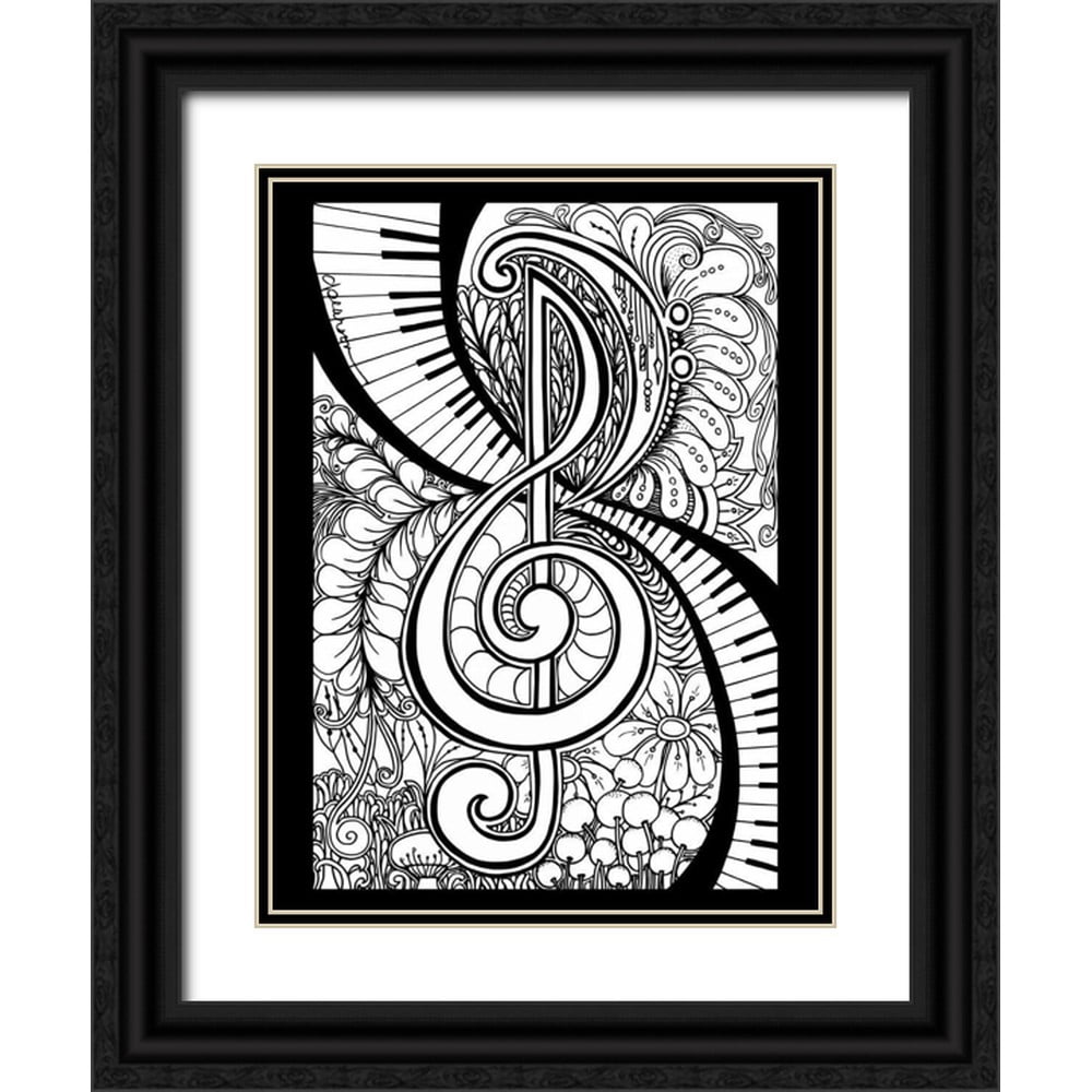 Pearson, Debbie 19x24 Black Ornate Wood Framed with Double Matting ...