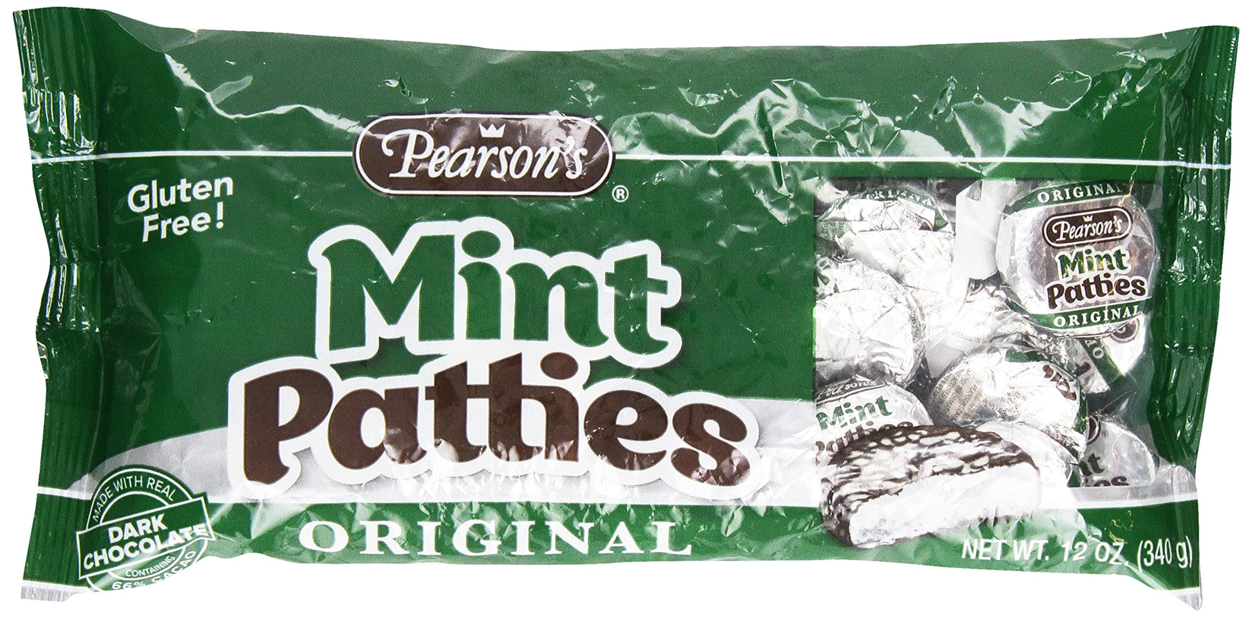 Pearson's Mint Patties with BCF26 Real Chocolate, 12 oz - Walmart.com