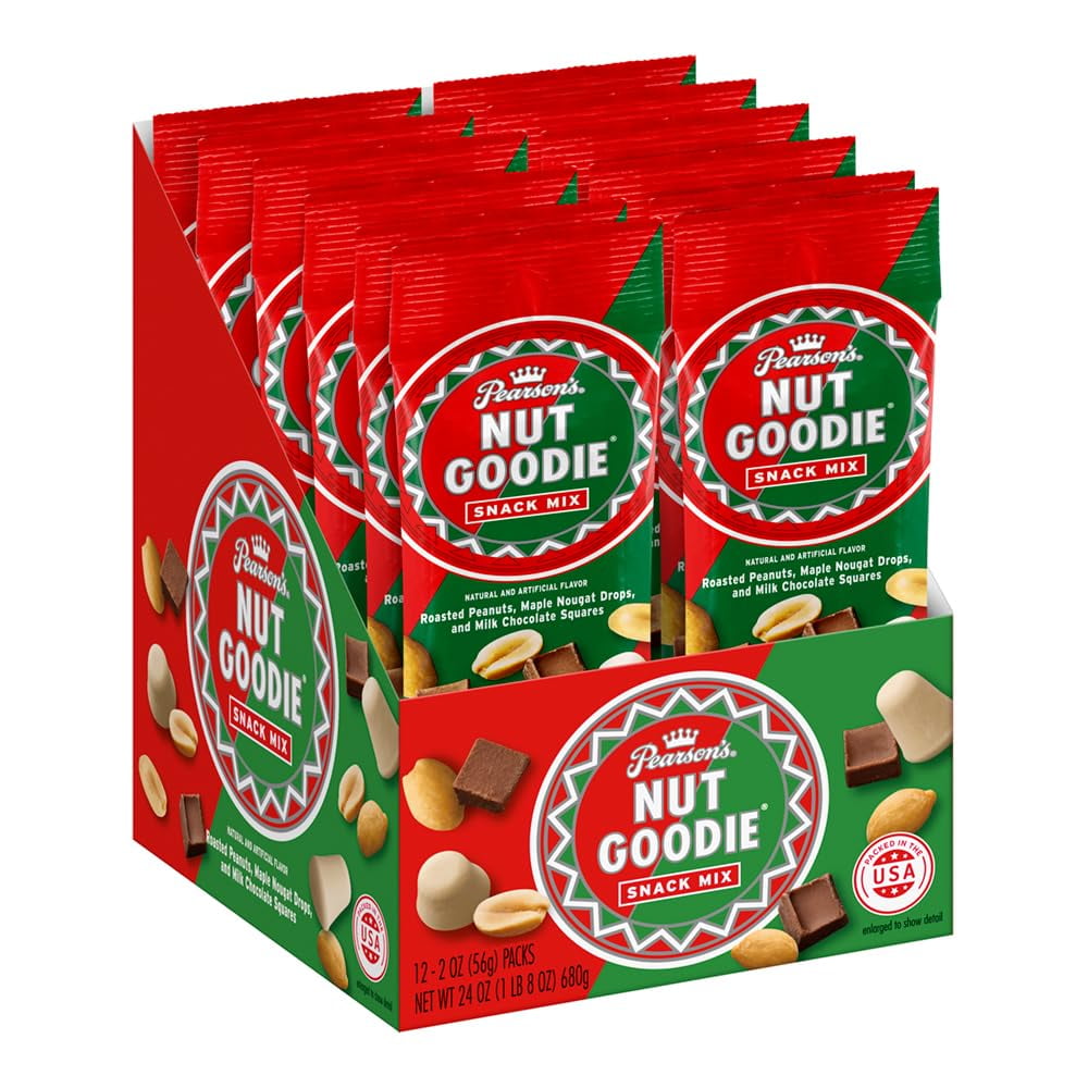 Pearson's Nut Goodie Snack MMF7 Mix | 2.0 Ounce, Individual Snack Packs ...