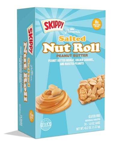 Pearson's SKIPPY Peanut Butter Salted Nut Roll | Peanut, Caramel ...