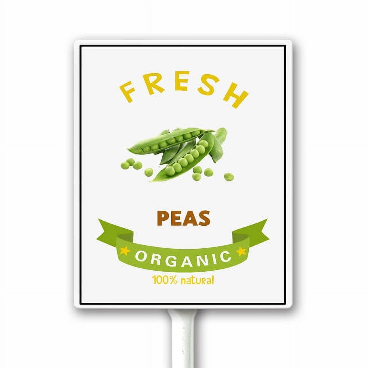 Peas Metal Sign Outdoor Plant Label Funny Vegetable Garden Sign ...
