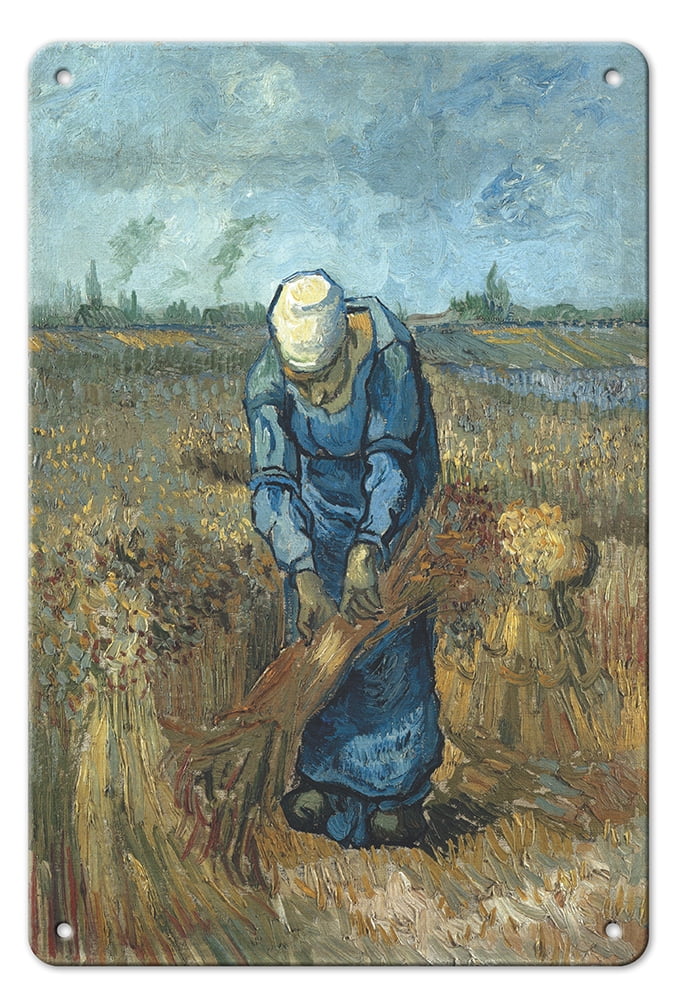 Peasant Woman Binding Sheaves (After Millet) - Saint-Rémy-de-Provence ...
