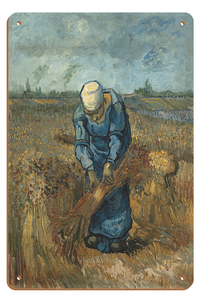 Peasant Woman Binding Sheaves (After Millet) - Saint-Rémy-de-Provence ...