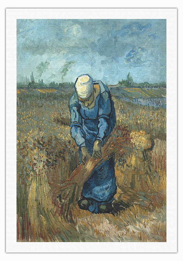 Peasant Woman Binding Sheaves (After Millet) - Saint-Rémy-de-Provence ...