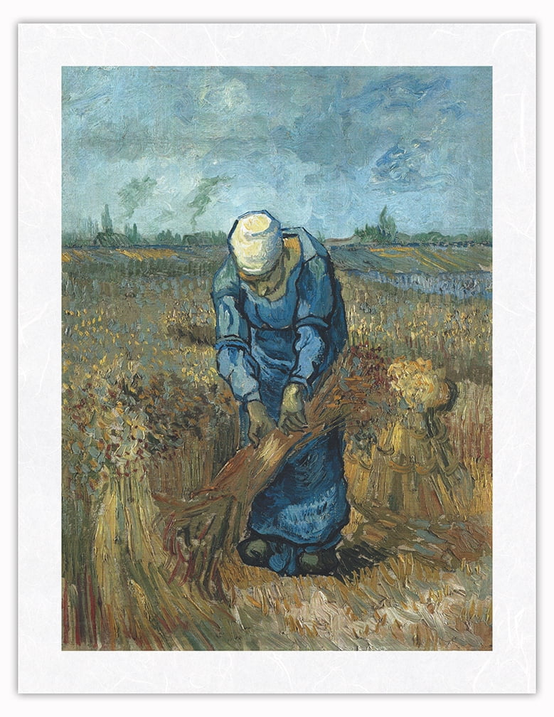 Peasant Woman Binding Sheaves (After Millet) - Saint-Rémy-de-Provence ...