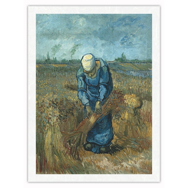Peasant Woman Binding Sheaves (After Millet) - Saint-Rémy-de-Provence ...