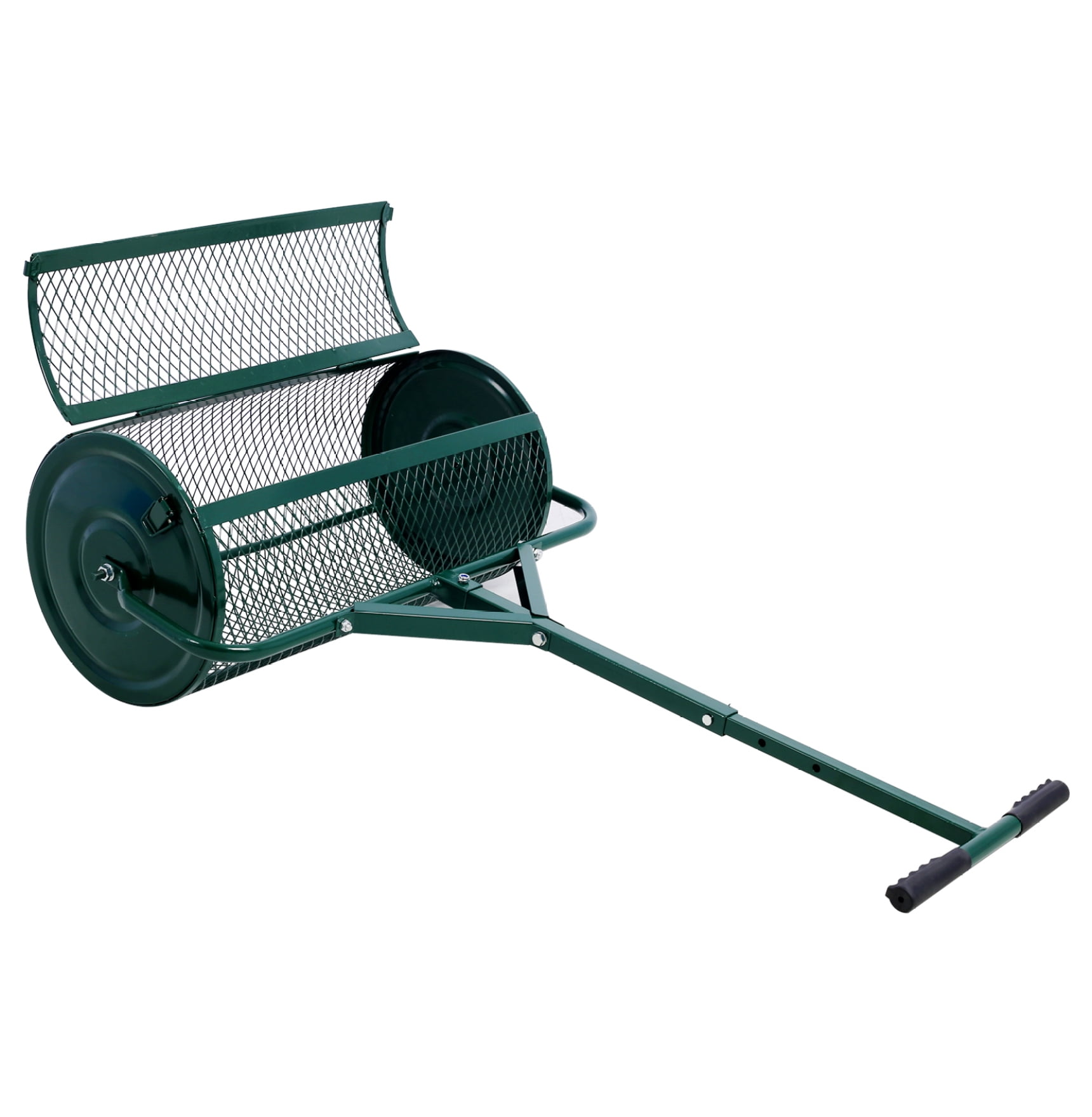 Peat Moss Spreader 24inch,Compost Spreader Metal Mesh,T shaped Handle ...