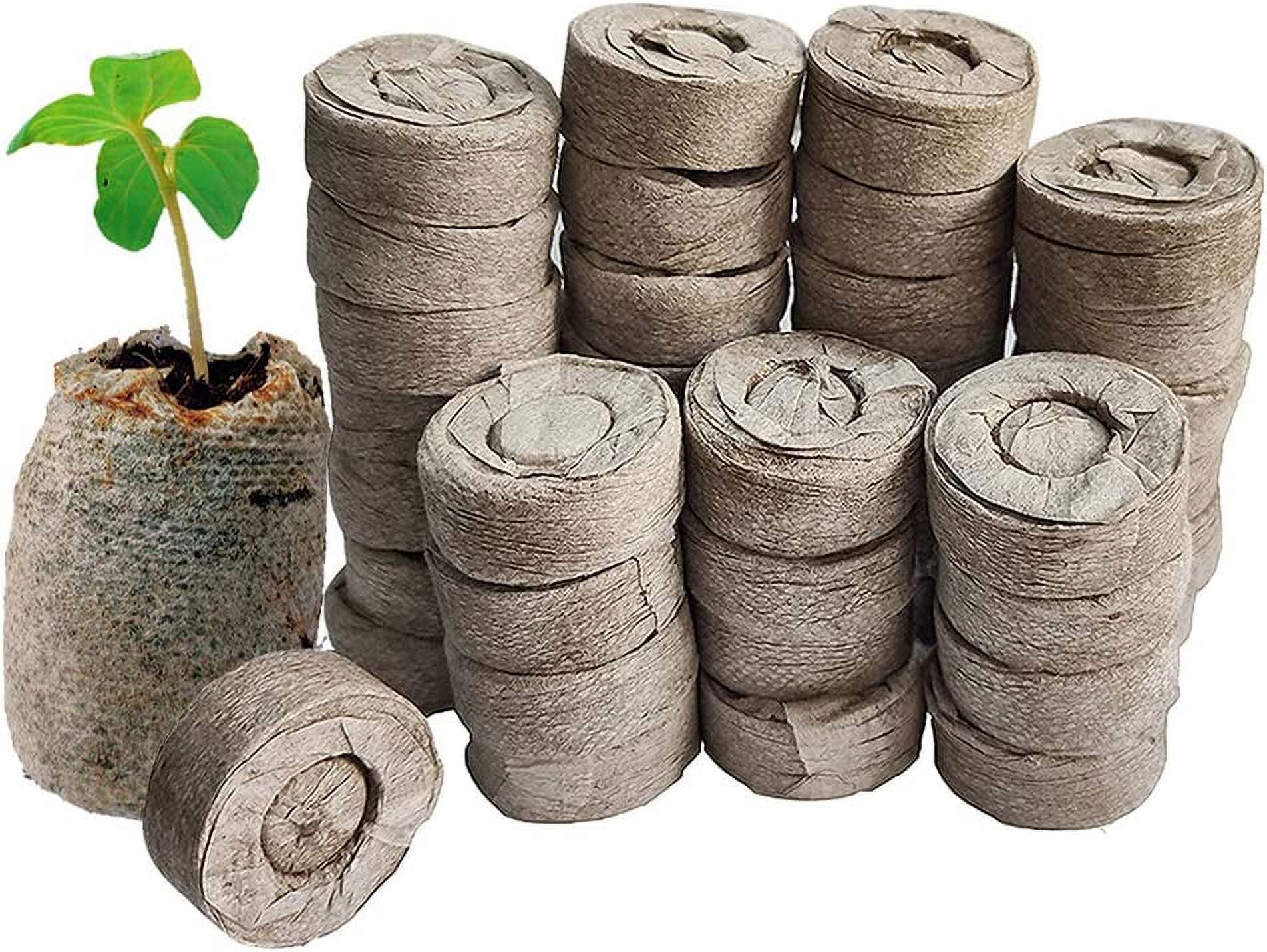 Peat Pellets 100 Pcs 45mm Seed Starting Plugs Seeds Starter Pallet ...