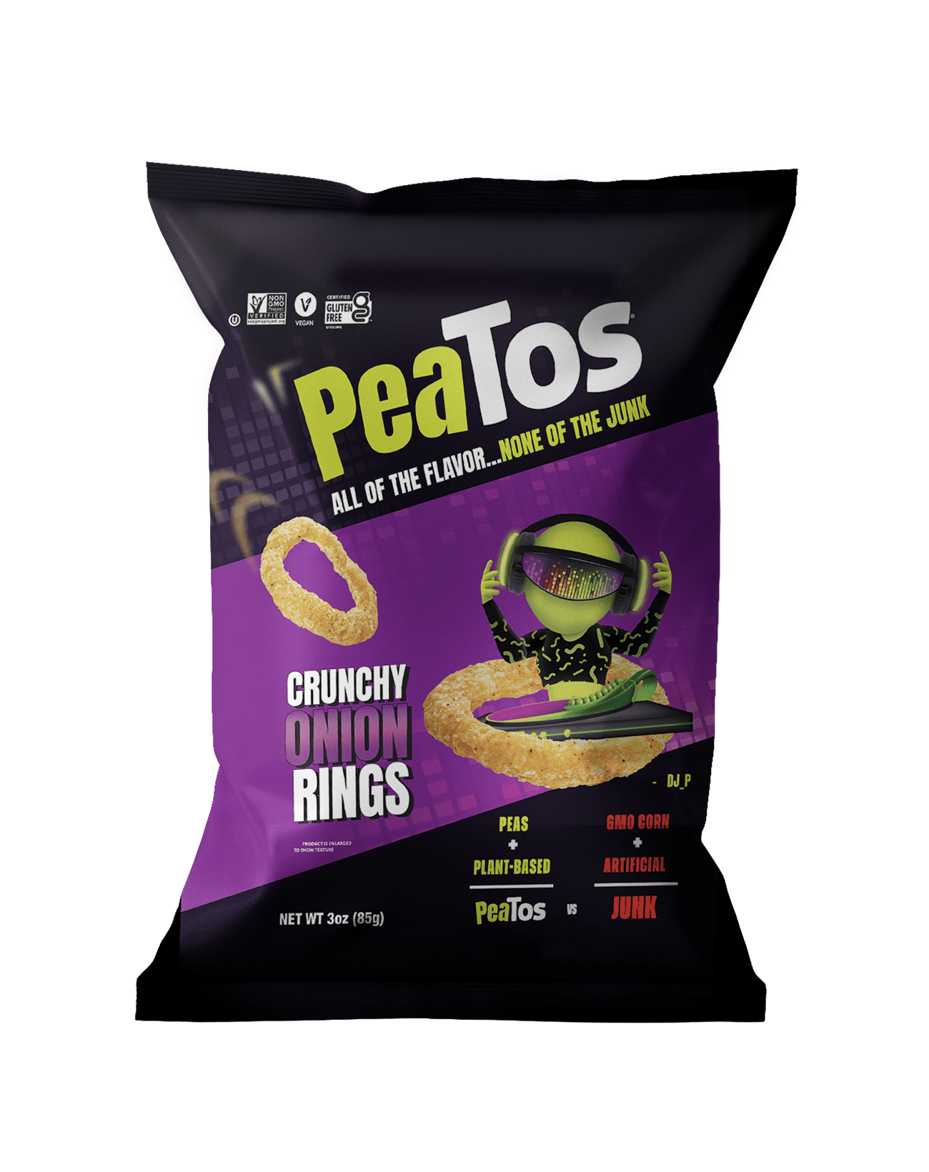 Peatos Classic Crunchy Onion Rings Snack, 4 Ounces - Walmart.com