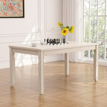 Modern 40-inch High Square Dining Table in Dark Cappuccino Finish ...
