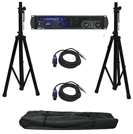 Peavey IPR2 3000 3,000 Watt Class D Pro Power Amplifier + 2 Stand ...
