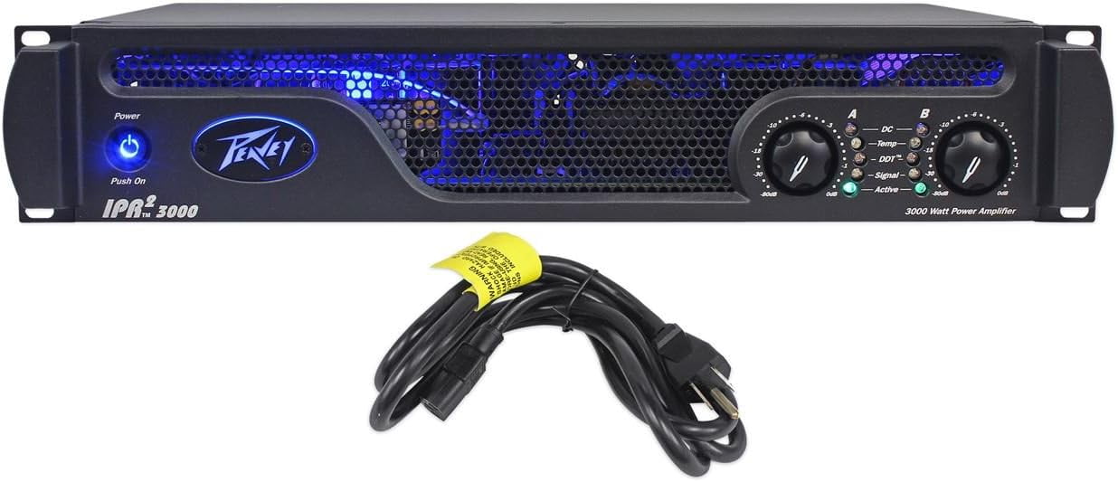Peavey IPR2 3000 3,000 Watt Class D Pro Power Amplifier Amp - Walmart.com
