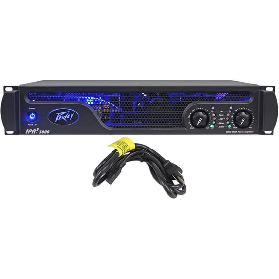 Peavey IPR2 3000 3,000 Watt Class D Pro Power Amplifier Amp - Walmart.com