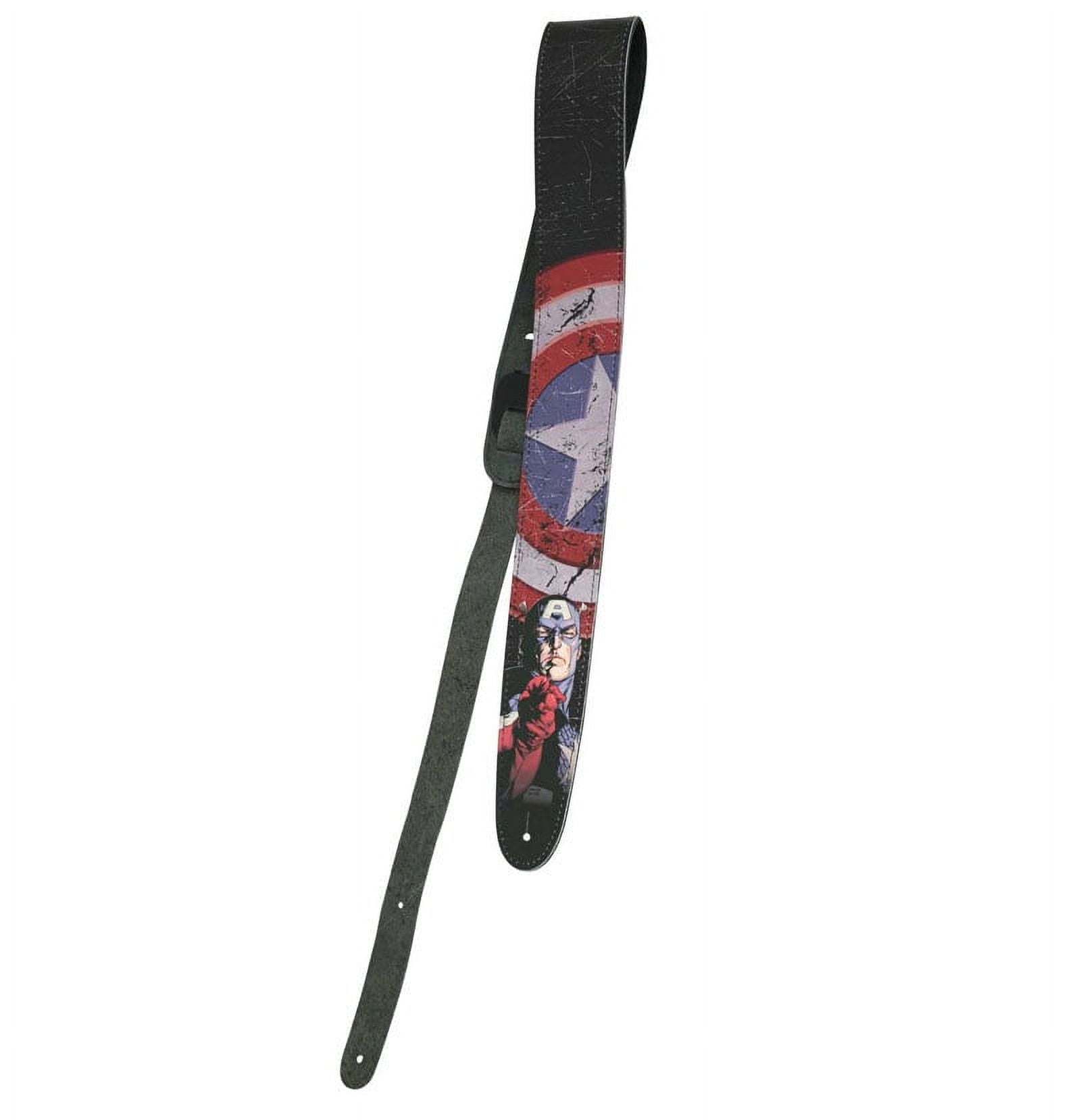 Peavey Marvel Captain America 2.5" Wide Electric Acoustic Leather ...
