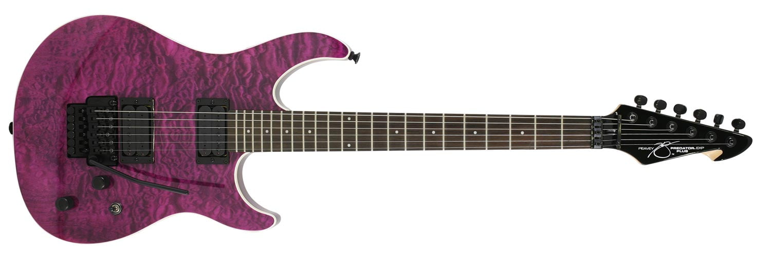 Peavey PREDATOR PLUS TRANSPARENT PURPLE Electric Guitar W Peavey PREDATOR PLUS TRANSPARENT PURPLE Electric Guitar W