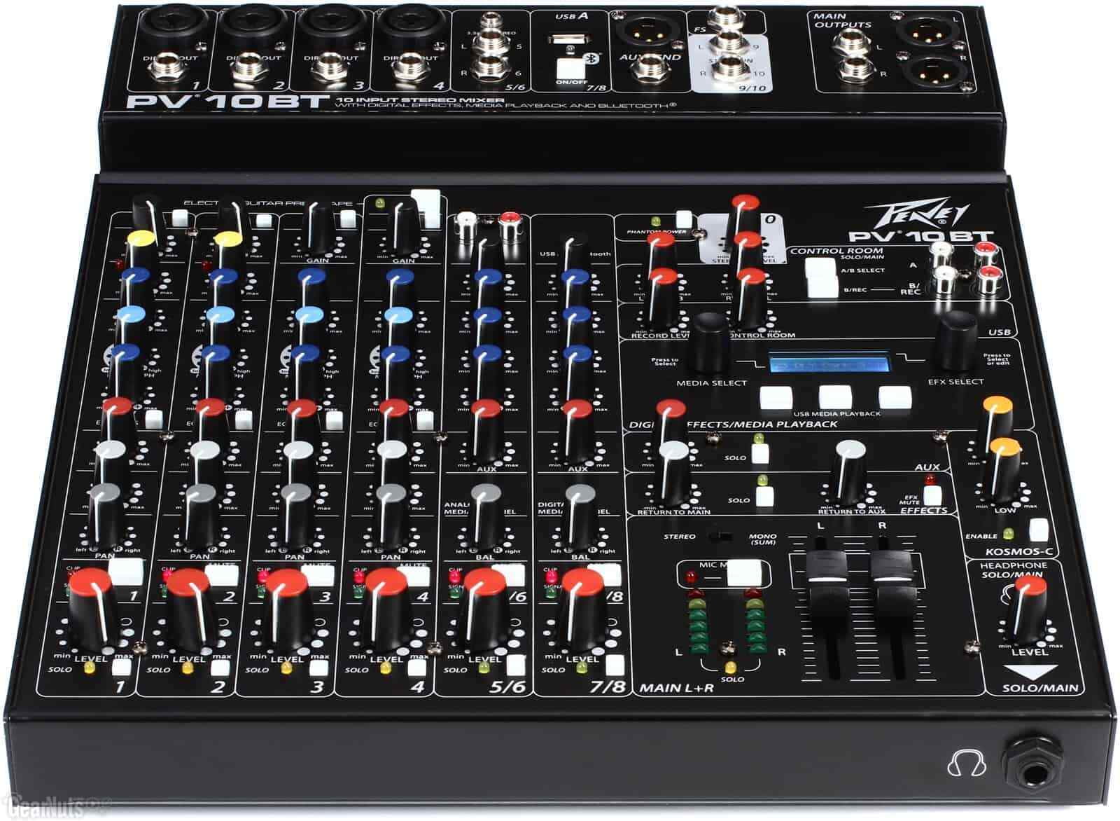 Peavey PV 10 BT 8-Channel Bluetooth Mixer - Walmart.com