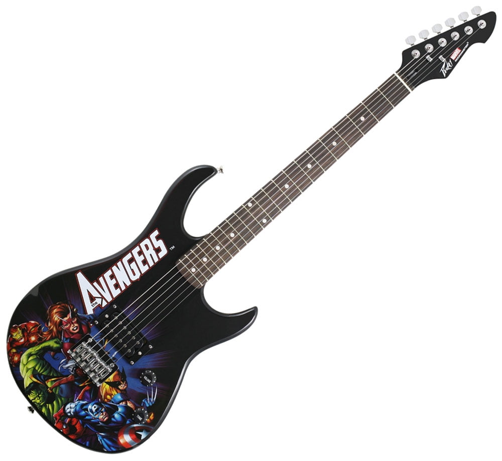 Peavey Rockmaster Full Size Marvel Avengers Beginner Electric Guitar ...