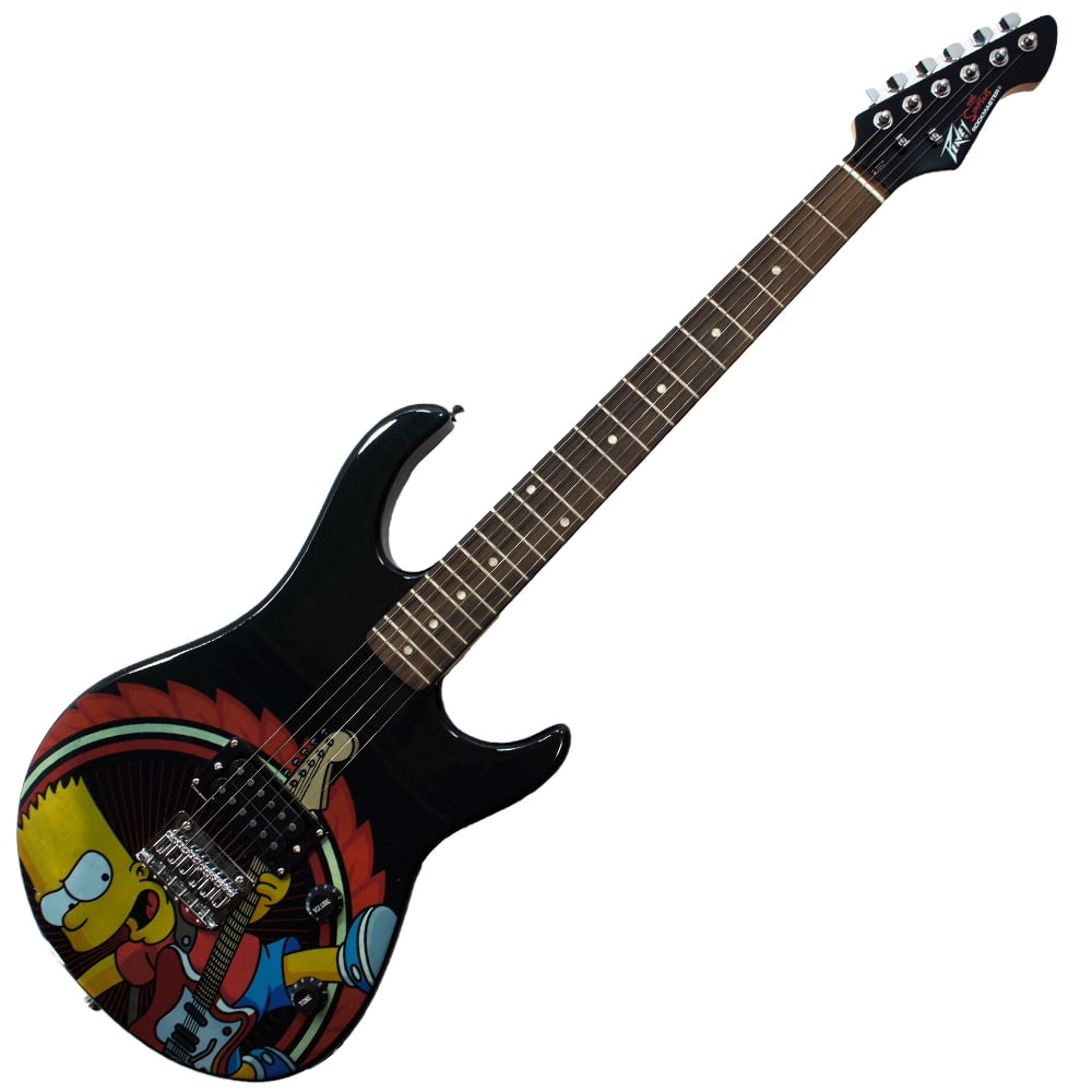 Peavey Rockmaster Full Size Simpsons Characters Maple 21 Fret Electric ...