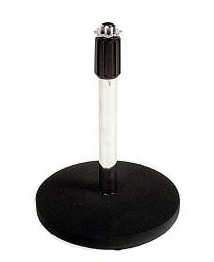 Peavey TABLE TOP MIC STAND With Height Adjustment Clutch Chrome Shaft ...