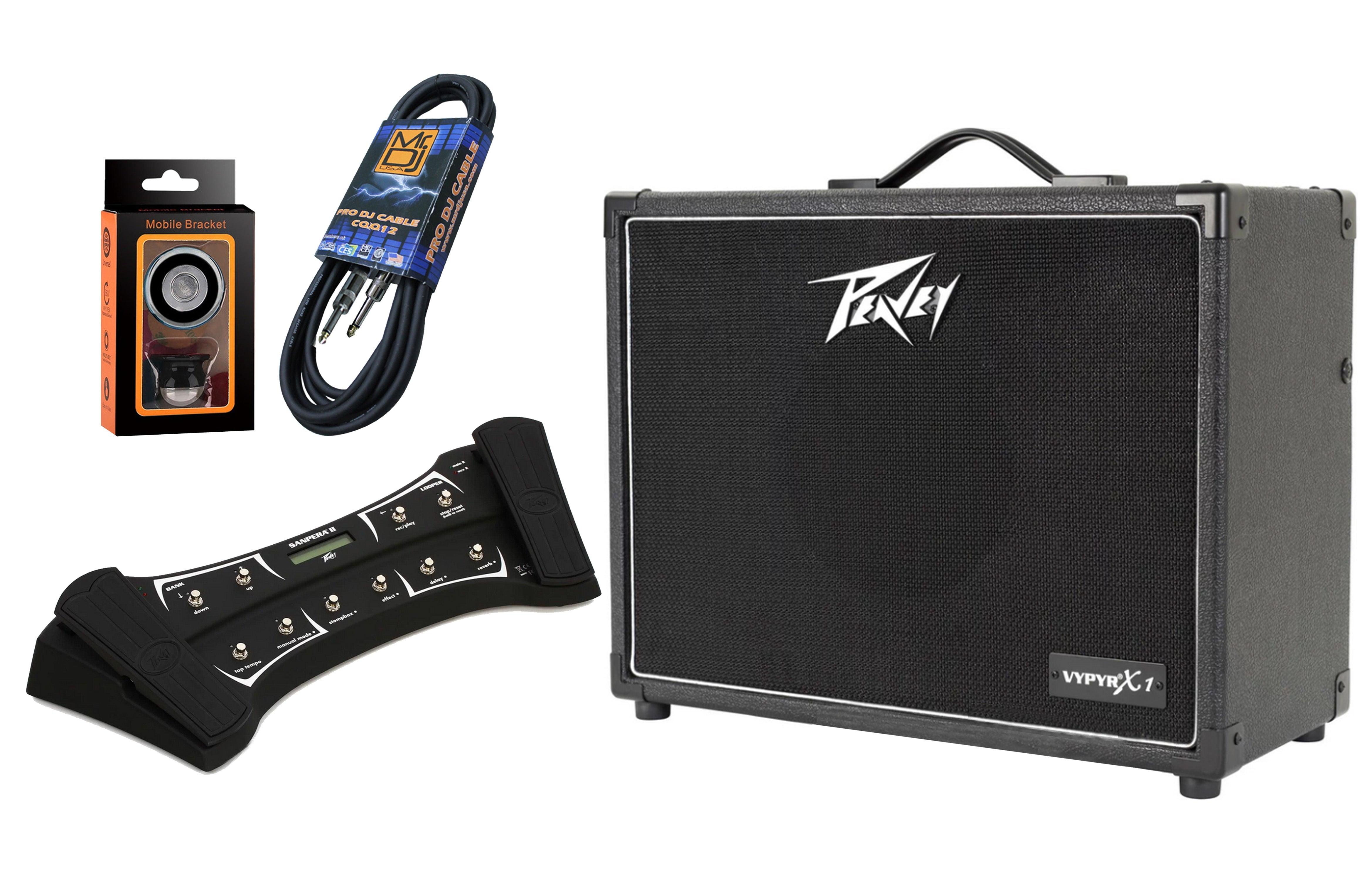 Peavey VYPYR® X1 Guitar Modeling Amp+Sanpera II footswitch+ Free Mr. Dj ...