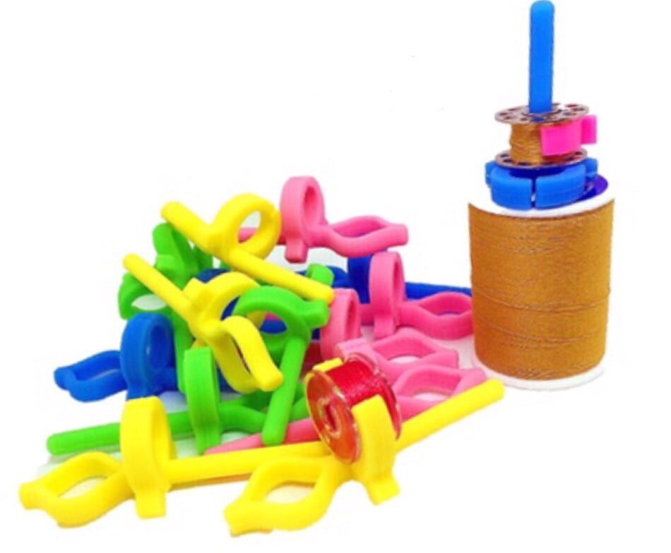 PeavyTailor 12 pcs Bobbins Buddies Bobbin Holder Clamp Thread Organizer ...