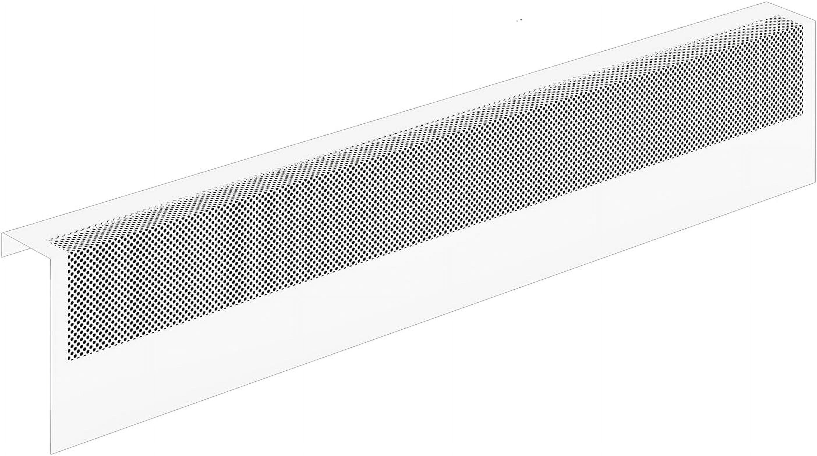 Pebble Basic Series 3 ft Galvanized Steel | Easy Slip-On Baseboard ...
