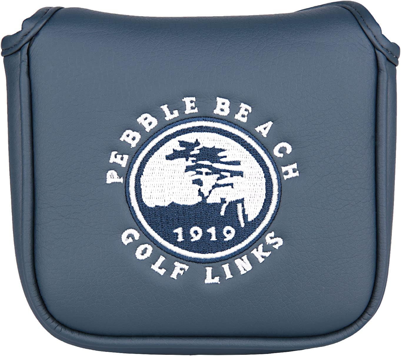 Pebble Beach Magnetic Closure Golf Square Mallet Shaped Putter Cover ...