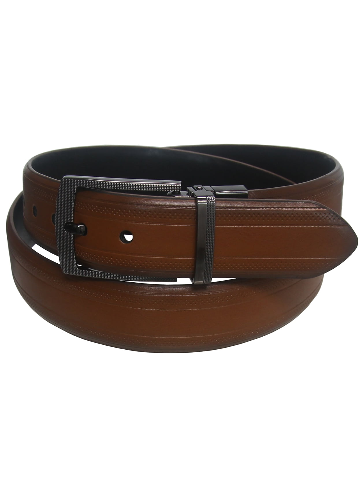Pebble Beach Men's Stretch Fit Reversible Golf Belt, Medium Tan/Black ...