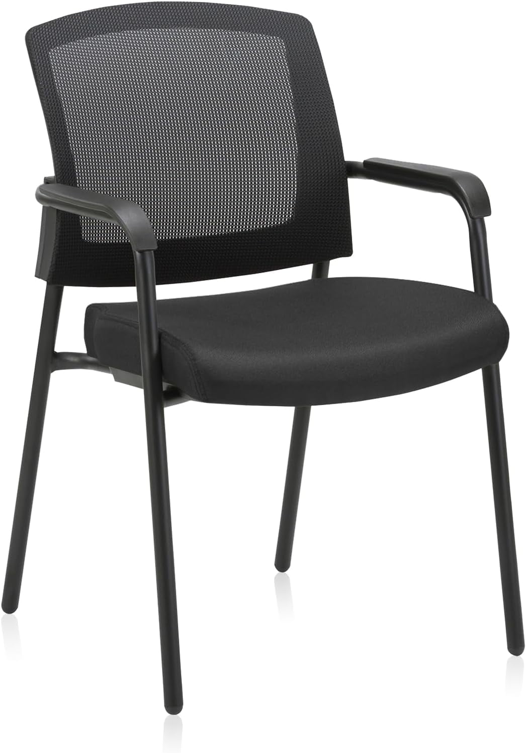 Pebble Office Reception Guest Chair Mesh Back Stacking with Ergonomic Lumbar Support and ...