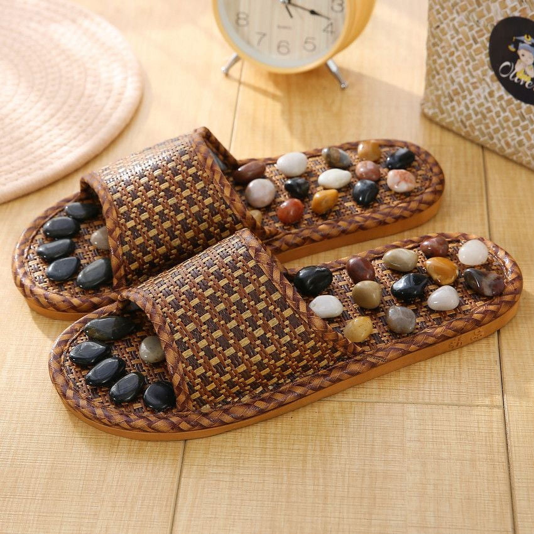 Pebble Slippers Massage Slippers Men's Massage Slippers Women's Summer ...