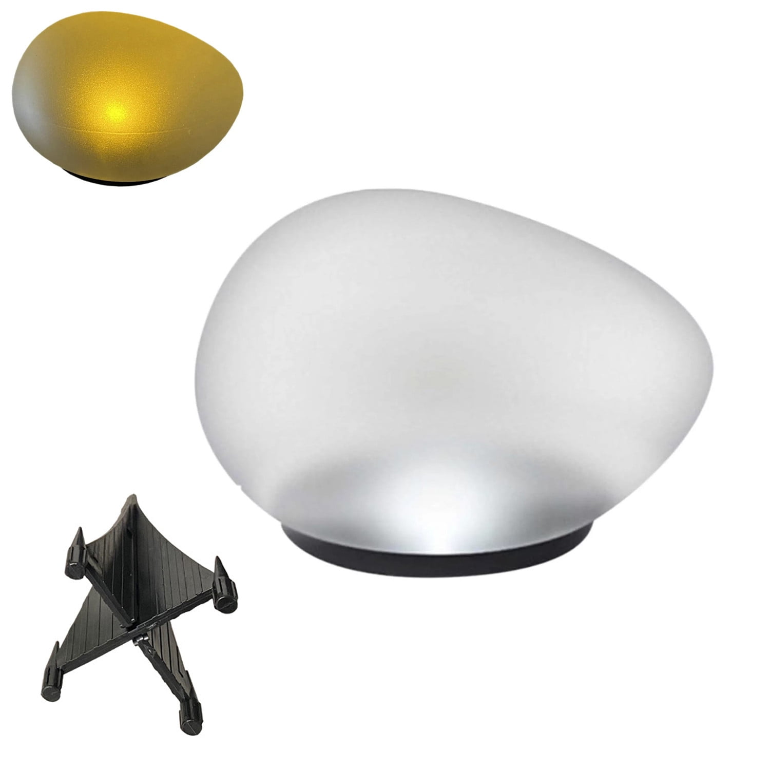 Pebble solar light, IP55 waterproof outdoor LED landscape light, used ...