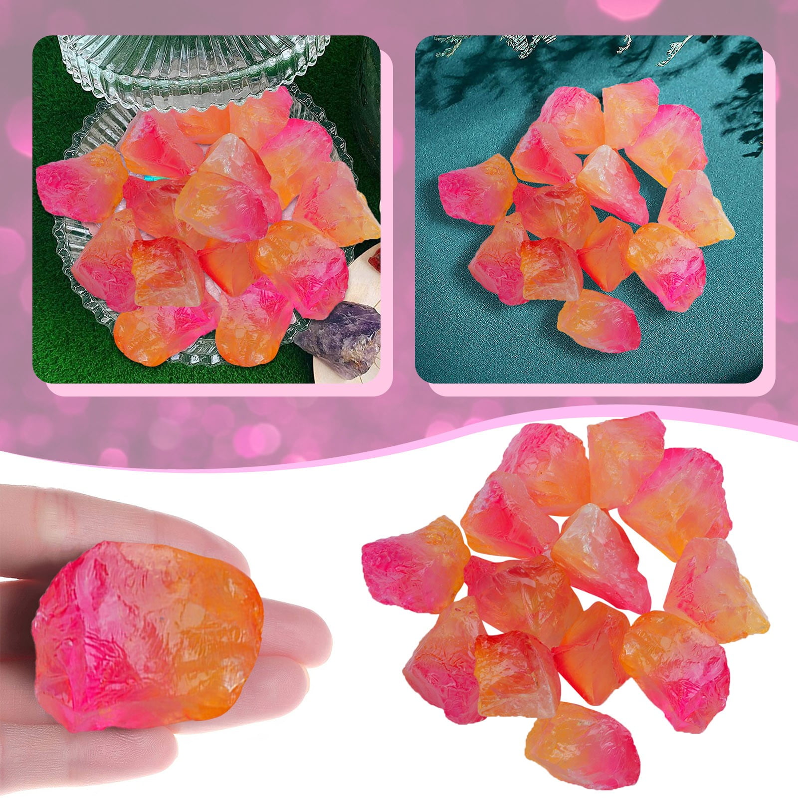 Pebble tray for plant humidity! Natural Rough Stone Electroplating ...