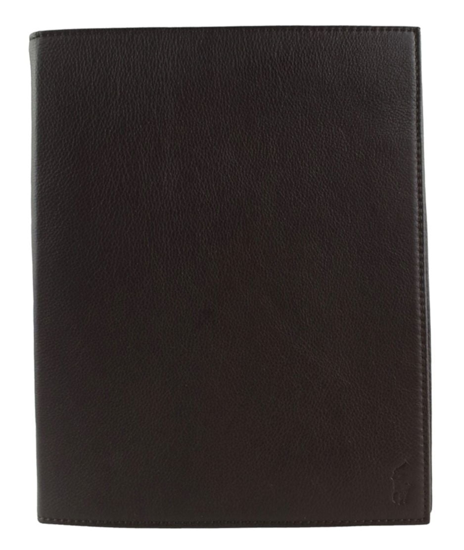 Pebbled Leather Media Case-Brown - Walmart.com